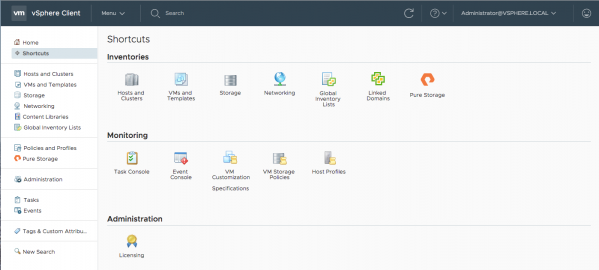 Using vVols with the Pure Storage HTML5 client – D-nix.nl